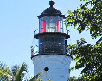 Lighthouse Key West Ceramic Tile Hand Painted Original - Etsy