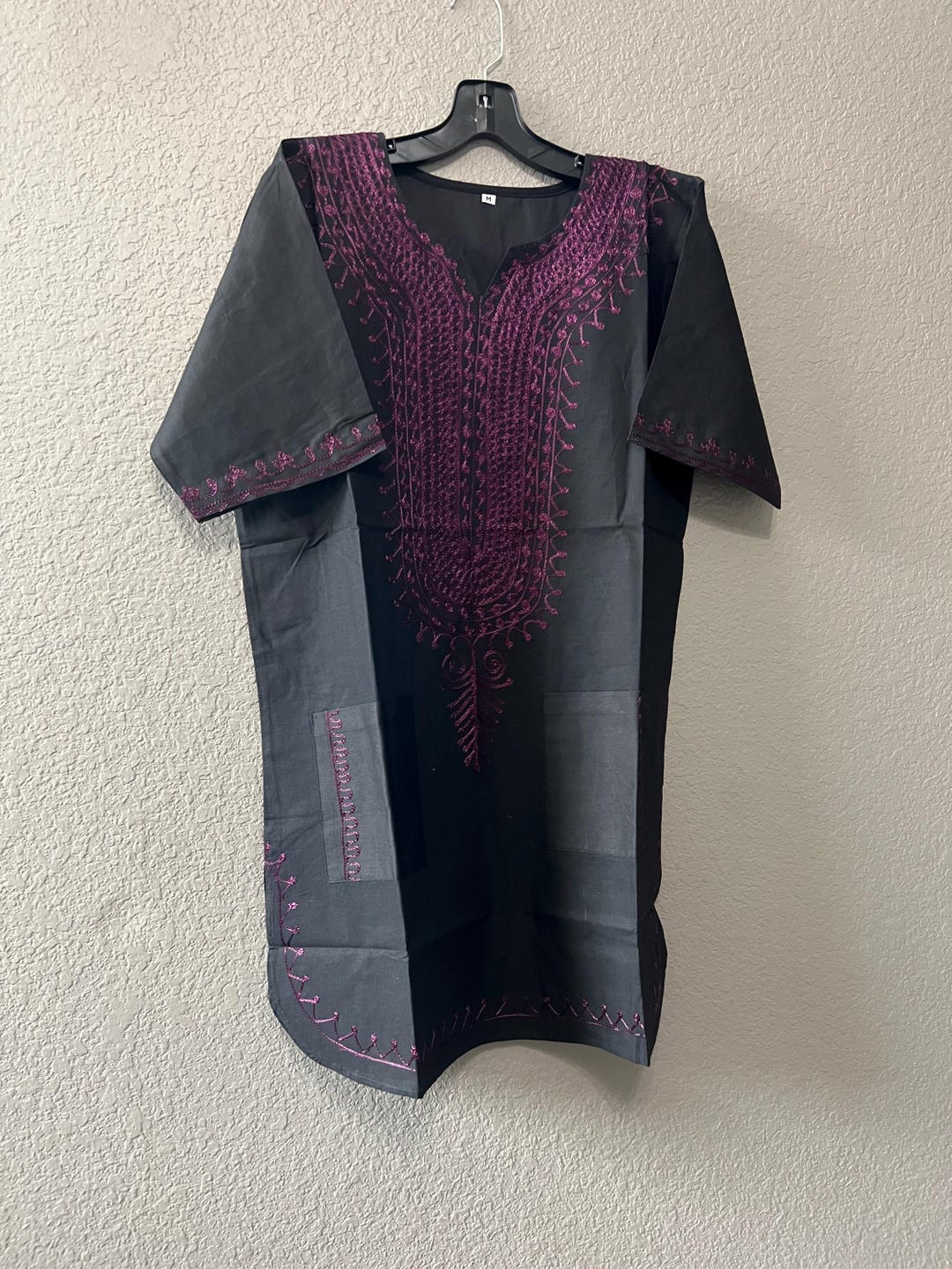 African Clothing for Men Dashiki XS-7X Black - Etsy