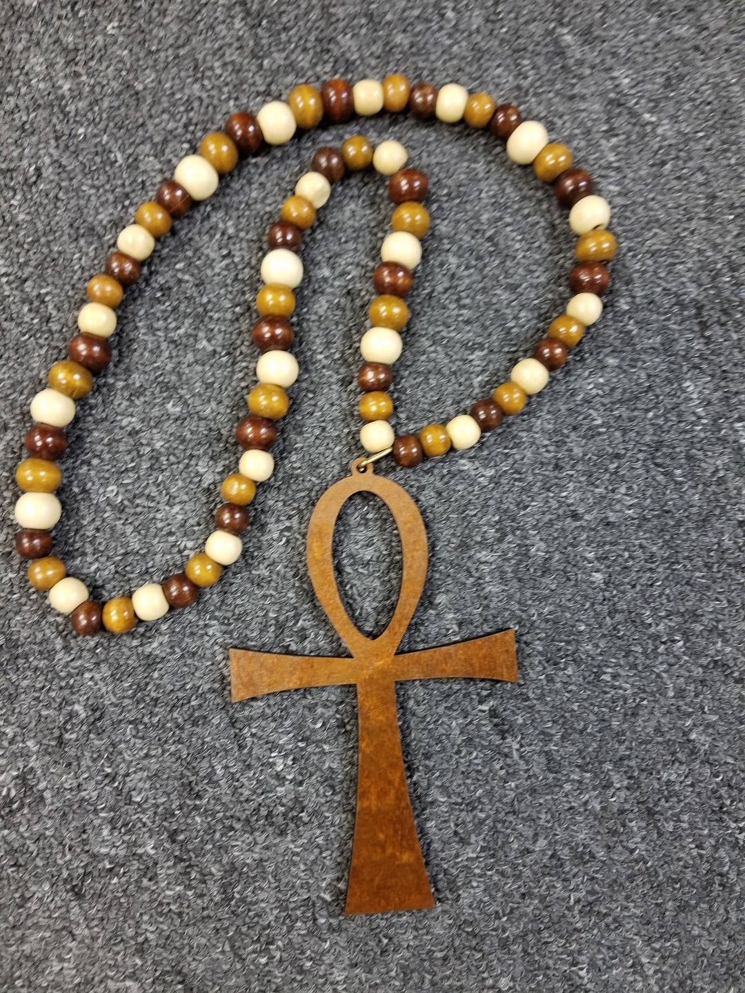 Ankh Necklace-6 Inches Ankh and 30 Inches Bead - Etsy