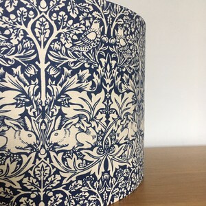 Brer Rabbit Navy William Morris Brother Blue Lampshade 40cm 30cm 25cm ...