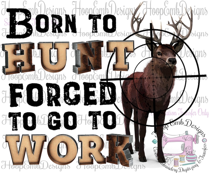 Deer Hunting Sublimation Transfers Ready to Press, Custom Printed ...