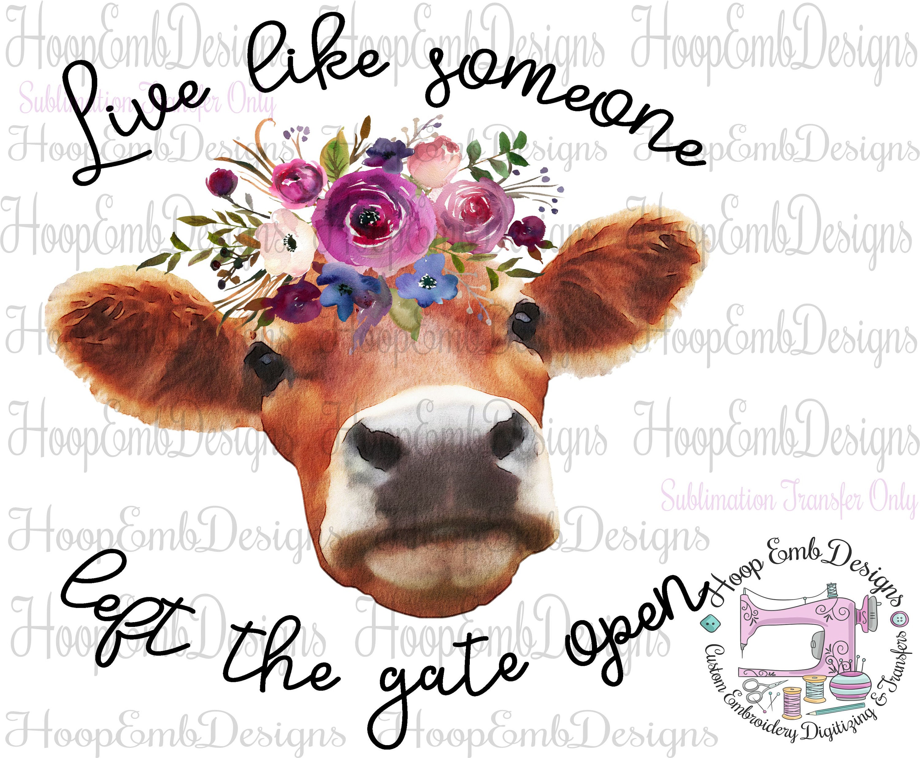 Cow Sublimation Transfers Ready to Press Custom Printed | Etsy