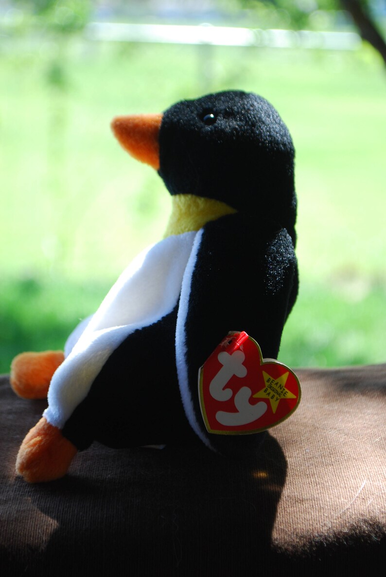 Waddles the Penguin Ty Original Vintage Beanie Baby - Etsy