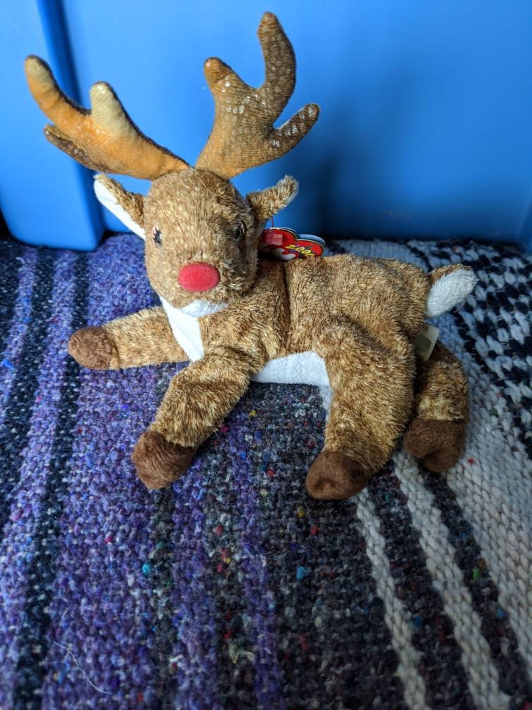 Roxie the Reindeer - Ty Original Vintage Beanie Baby - Etsy