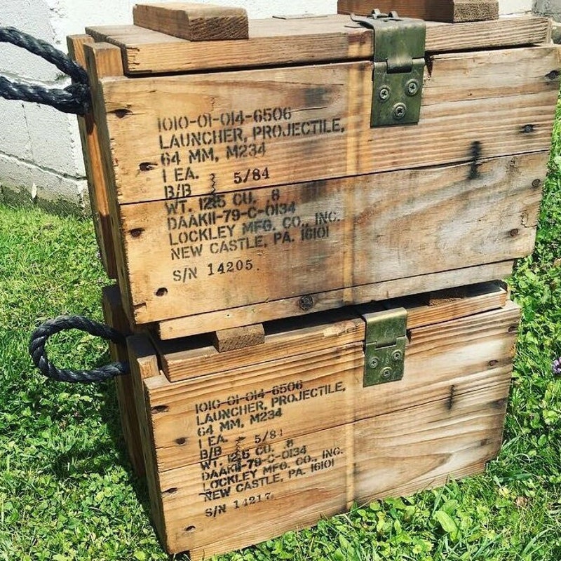 Antique Ammo Crates - Etsy