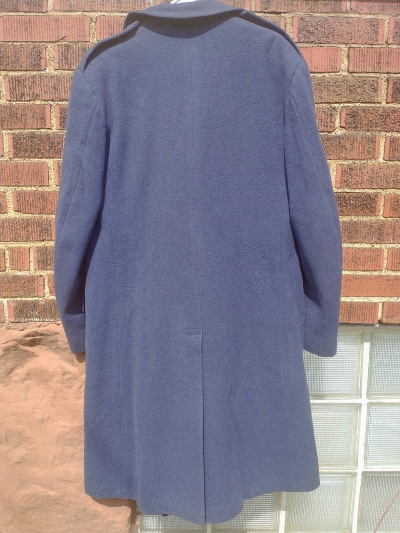 Vintage US Air Force Coat Officers Blue Wool Peacoat 41reg 40's 50's ...