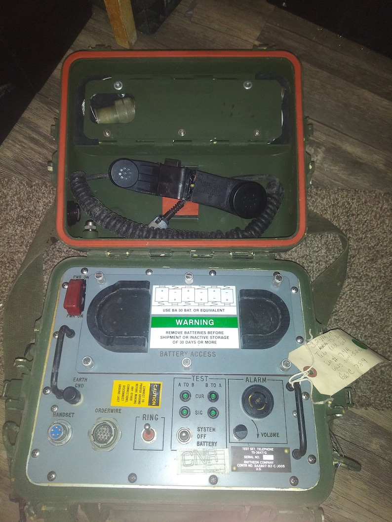 Military Radio Phone Set Army Encrypted Radio TS-3647/G - Etsy