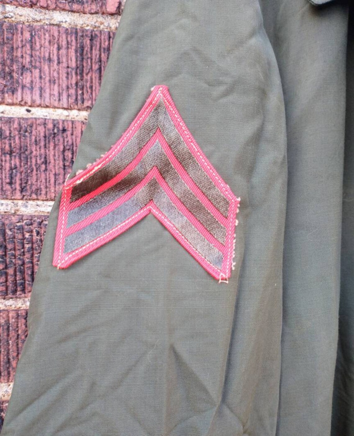 1950s Military Surplus Trench Coat, Overcoat, Raincoat M-1950 Size 32L ...