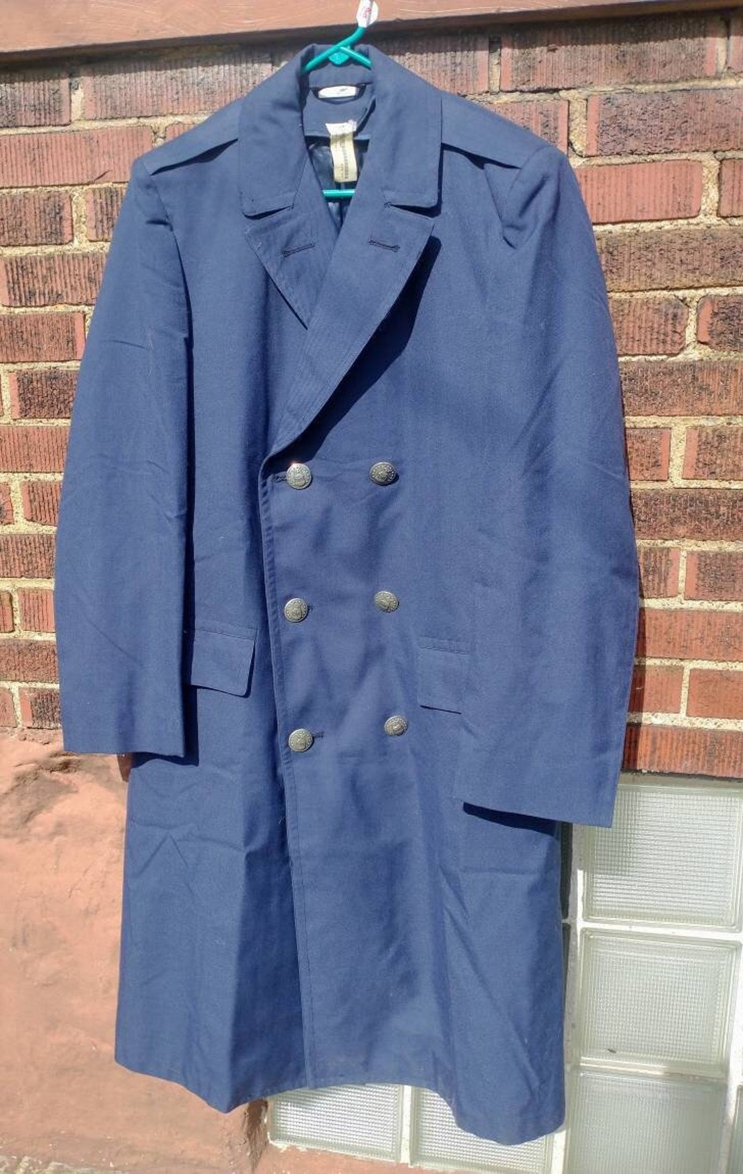 US Military Postmaster Jacket Lined Excellent Condition Navy Blue Size ...