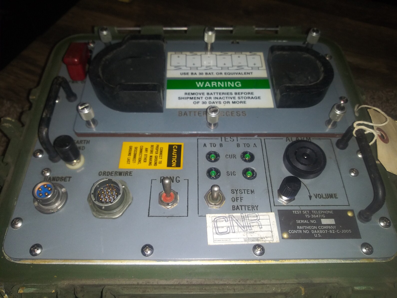 Military Radio Phone Set Army Encrypted Radio TS-3647/G - Etsy