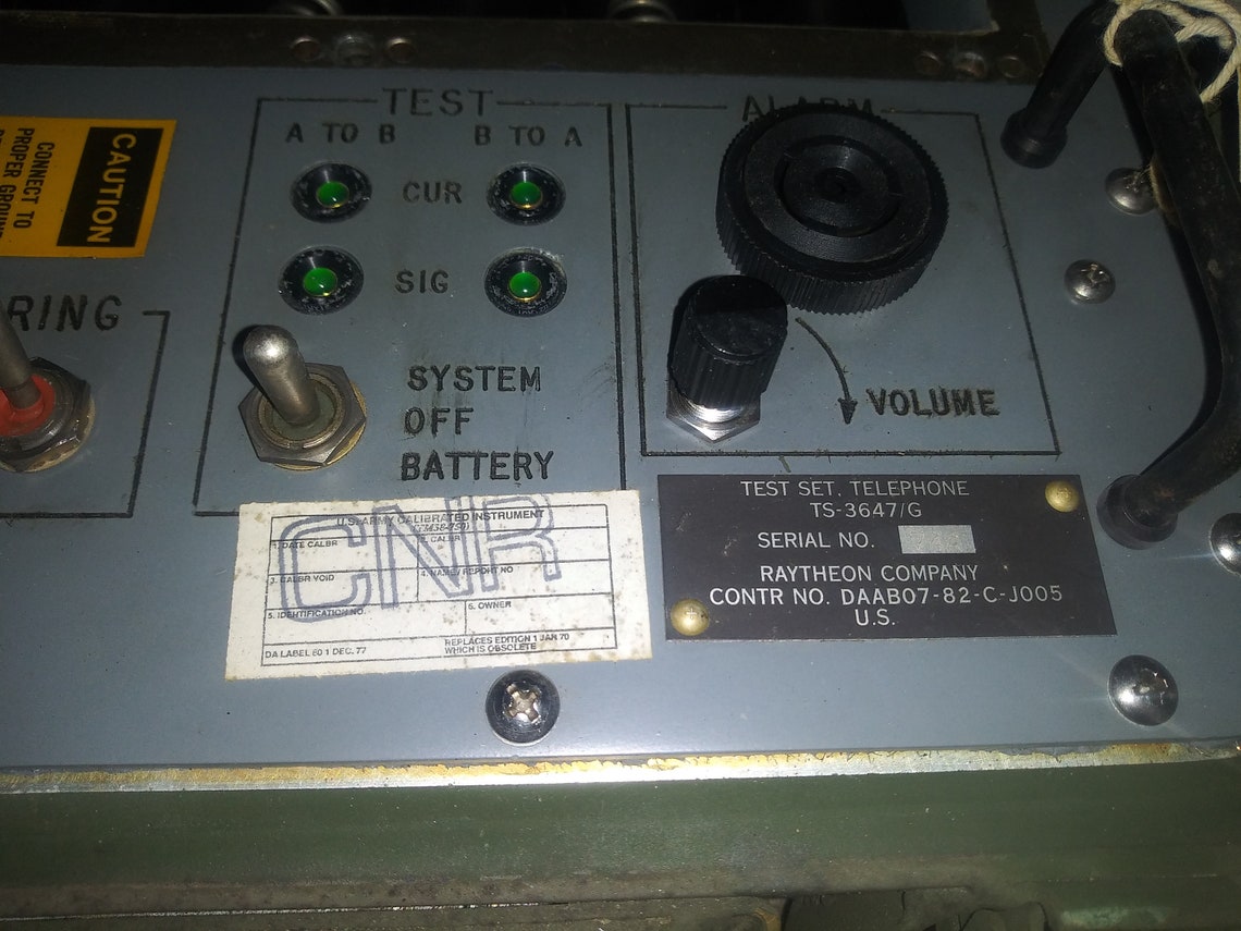 Military Radio Phone Set Army Encrypted Radio TS-3647/G - Etsy