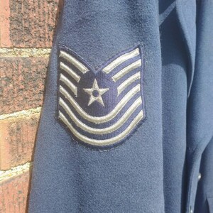 Vintage US Air Force Coat Officers Blue Wool Peacoat 41reg 40's 50's ...