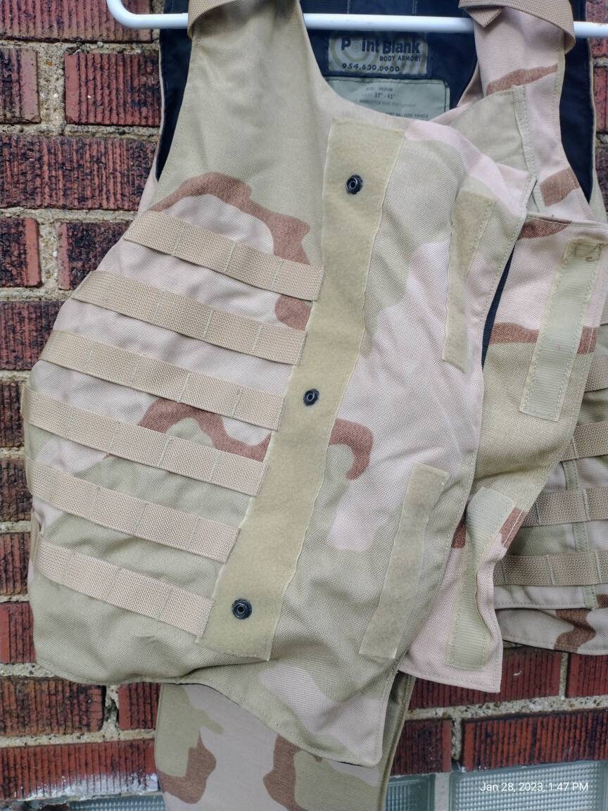 Point Blank Body Armor interceptor Base Vest Carrier Groin Protection ...