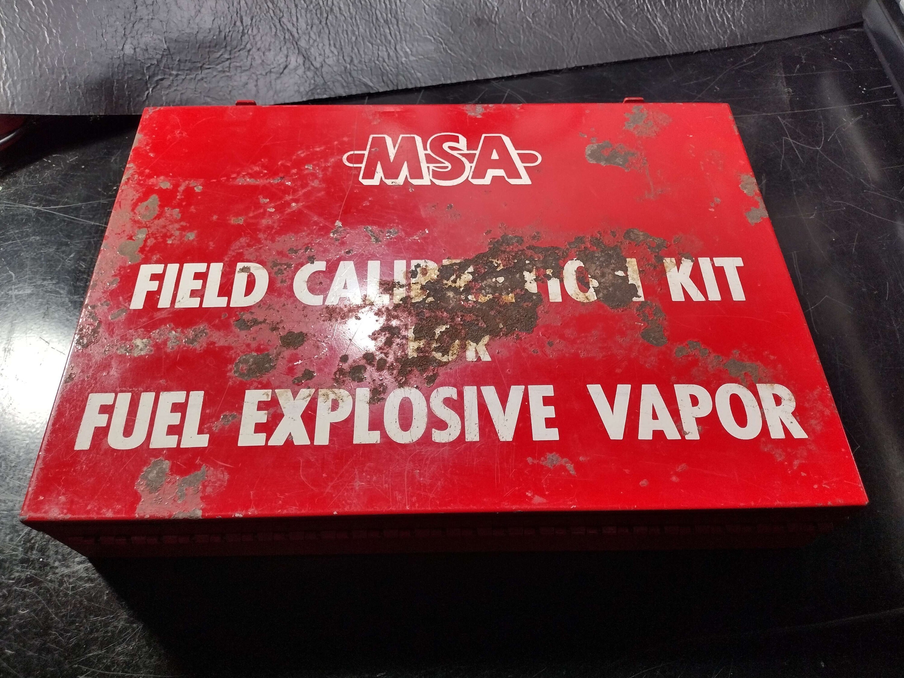 Vintage Metal Case MSA Field Calibration Kit Box - Etsy