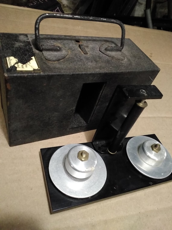 Vintage Metal Seismograph Box Heavy Duty - Etsy