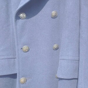 Vintage US Air Force Coat Officers Blue Wool Peacoat 41reg 40's 50's ...