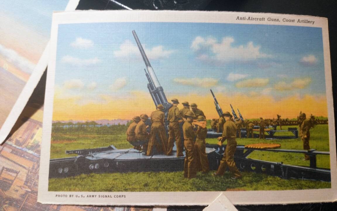 Lot of 13 Vintage U.S Military Signal Corps Double Sided Color Cards ...