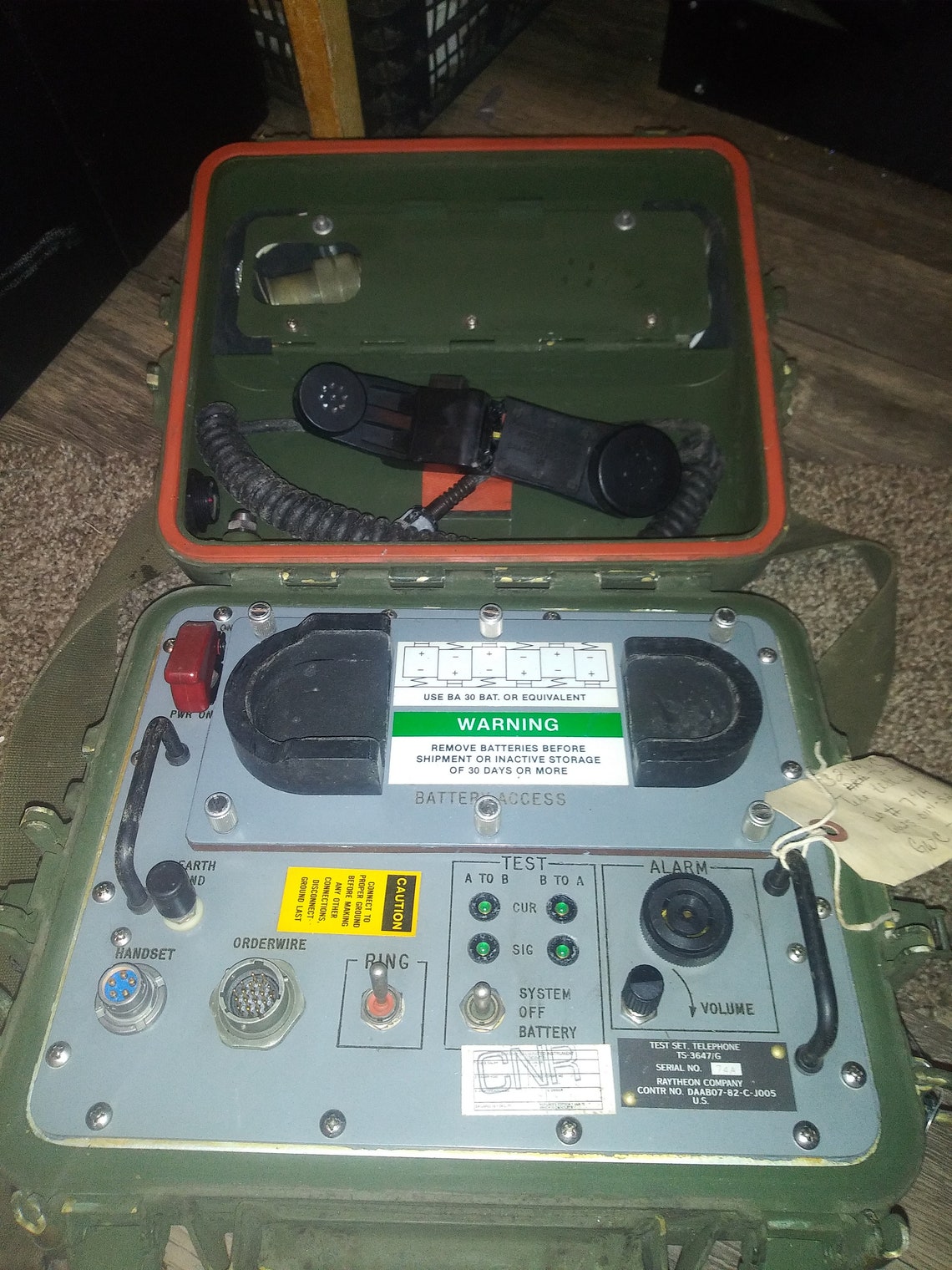 Military Radio Phone Set Army Encrypted Radio TS-3647/G - Etsy
