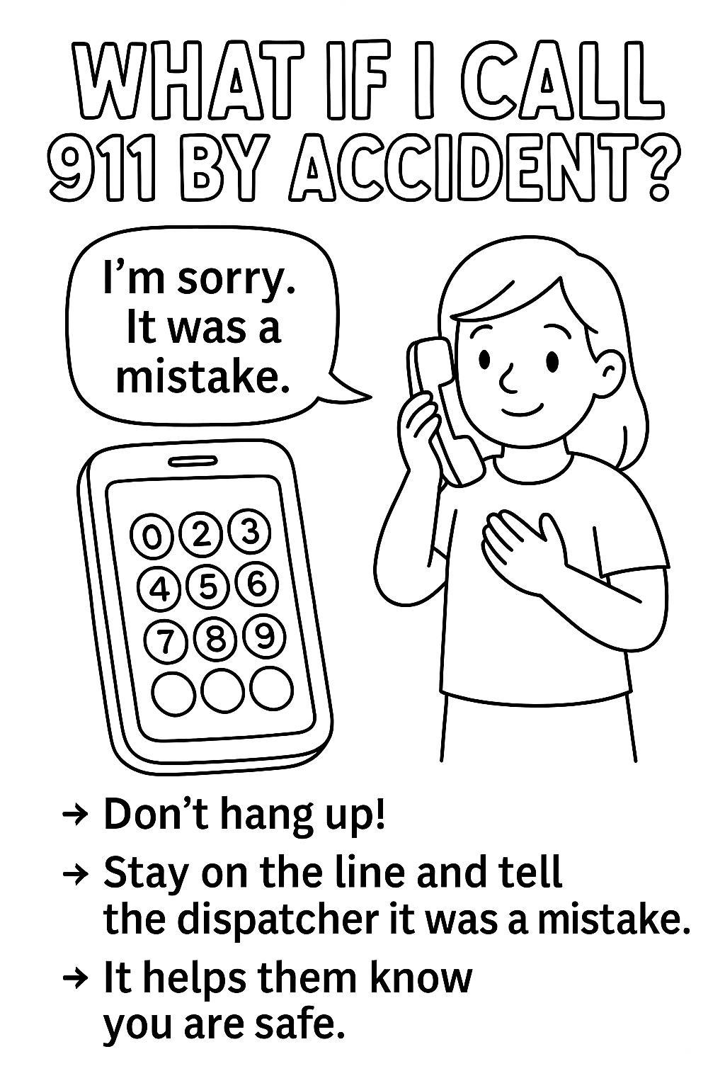 Call 911 Kids Safety Coloring Book - Etsy