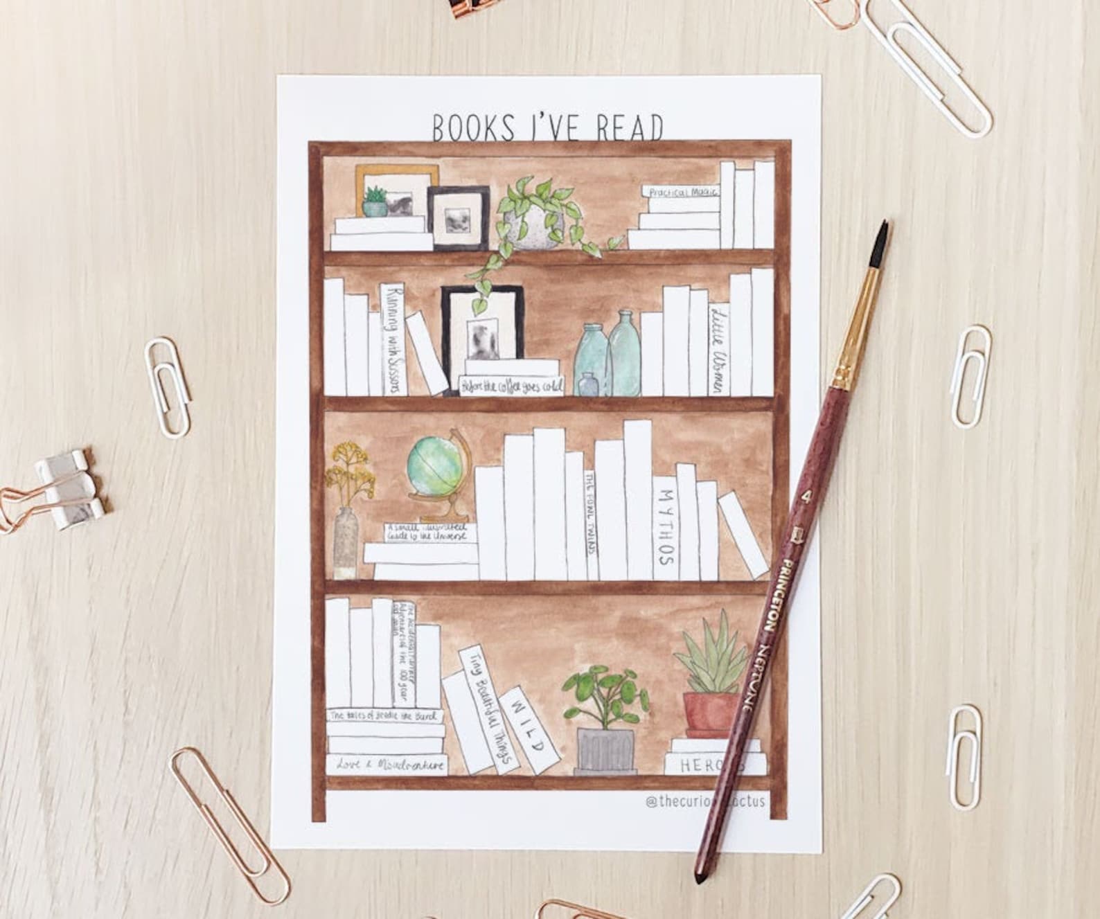 Book Tracker DIGITAL DOWNLOAD Print Yourself at Home Reading | Etsy