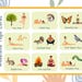 Woodland Nature Yoga Cards for Kids - Etsy
