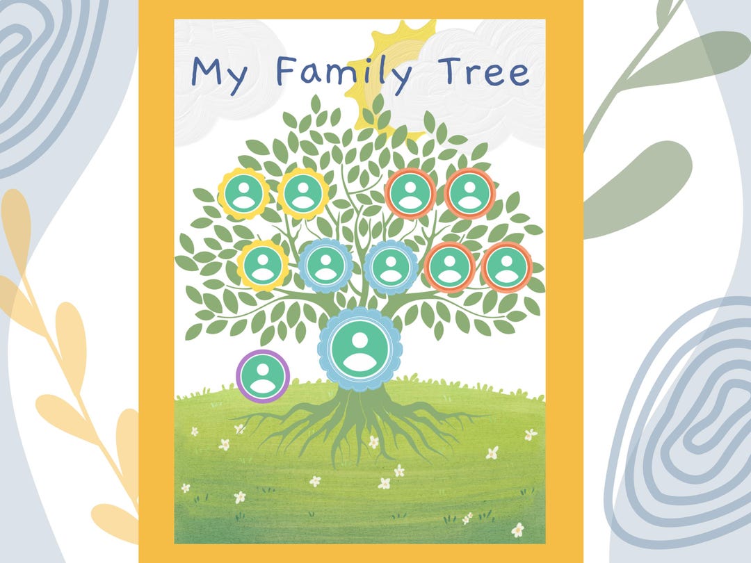 My First Family Tree Printable Worksheet - Etsy