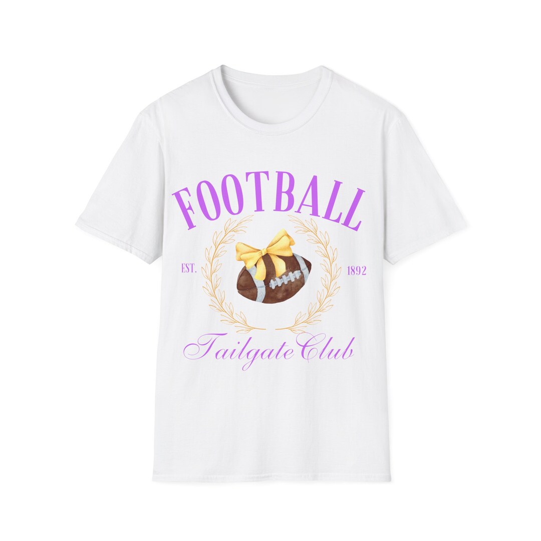 Football Tailgate Club Coquette Football Shirt for Women on Unisex Soft ...