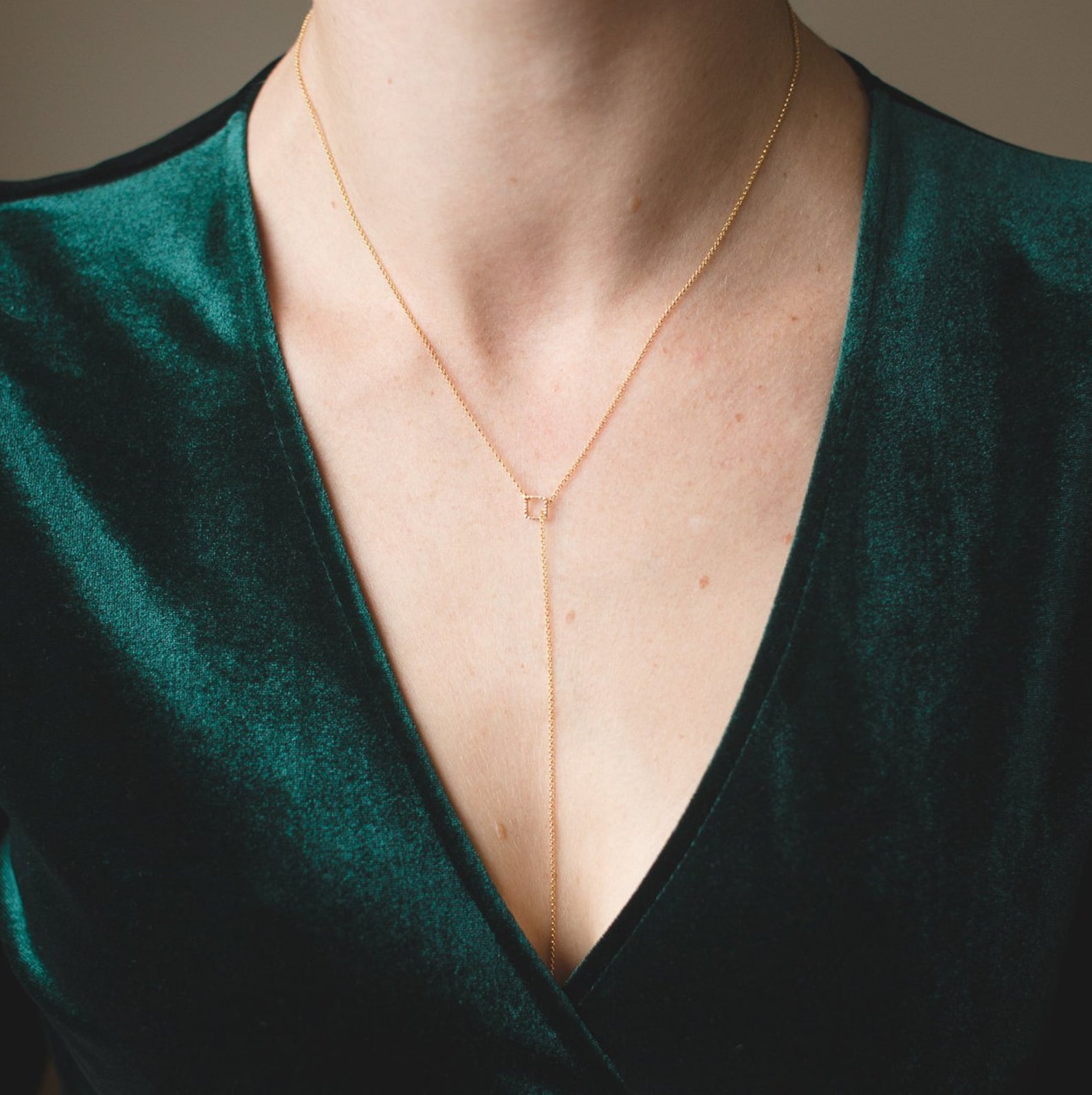 Necklace tie Cube chain mesh high plating quality | Etsy