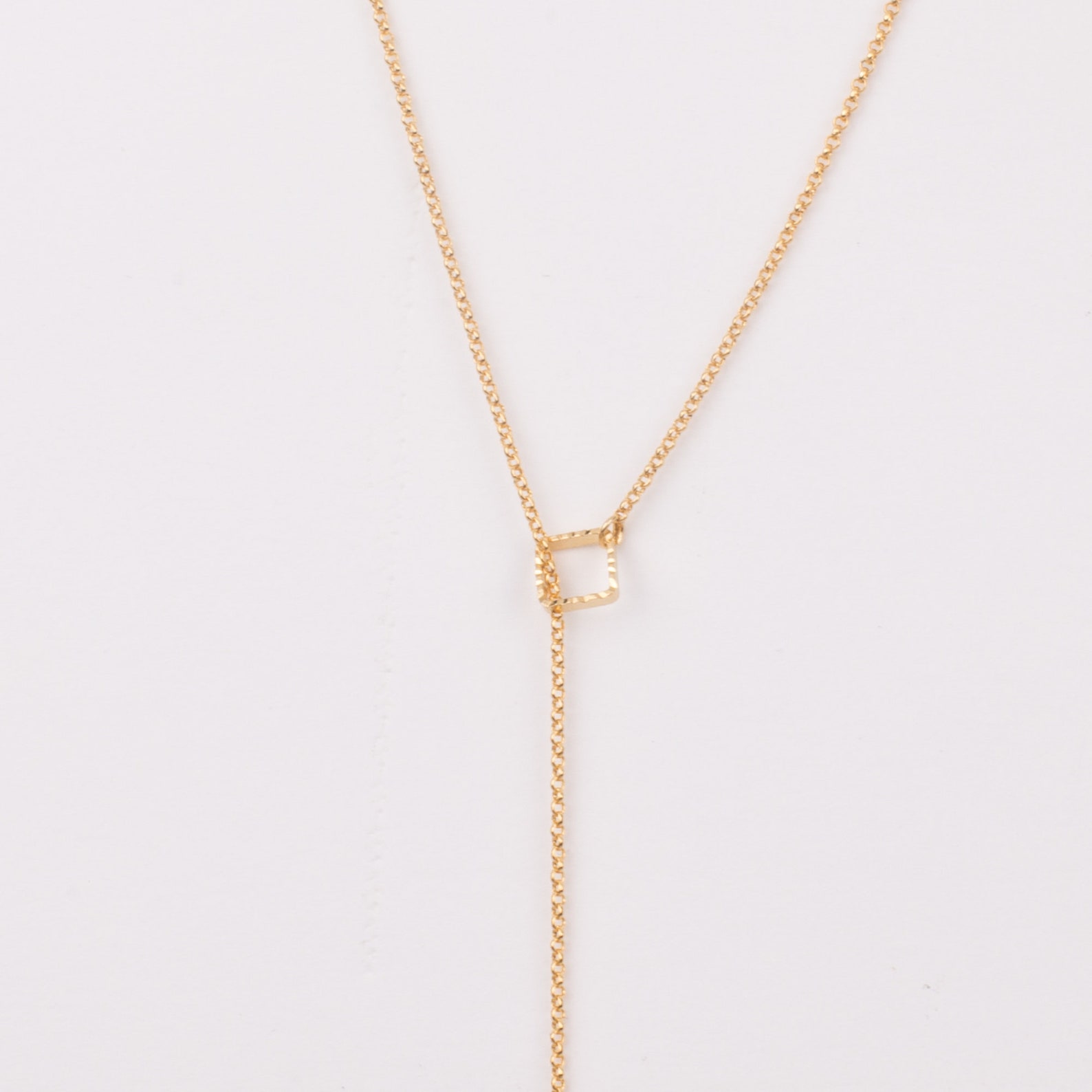 Necklace tie Cube chain mesh high plating quality | Etsy