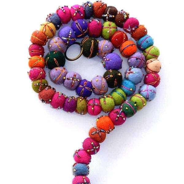 Wool Beads - Etsy