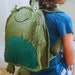 Cute FROG Backpack for Toddlers | Felt Backpack Preschool Kids | Frog ...