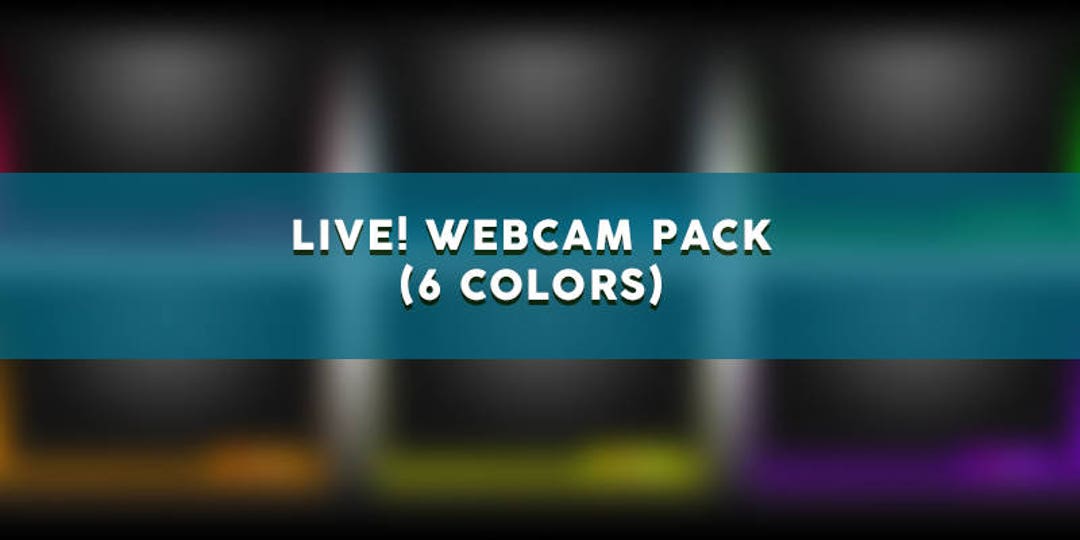 LIVE! Webcam Overlay Pack - Etsy