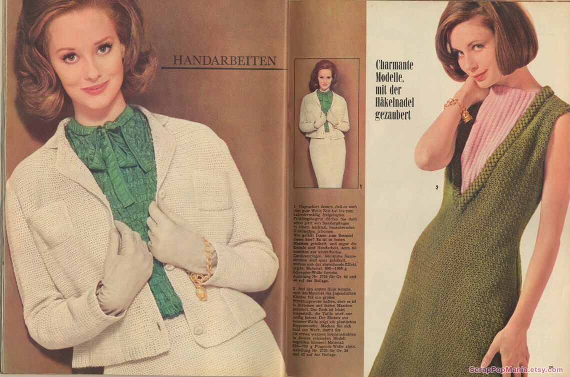 Burda Beyer Moden 1964 Nr. 2 High Quality Scan PDF E-book - Etsy