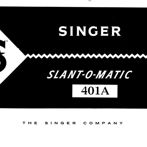 Singer 401 Sewing Machine - Etsy