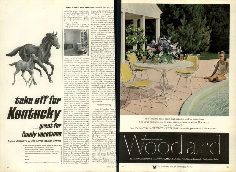 House & Garden April 1967 Magazine PDF E-book - Etsy