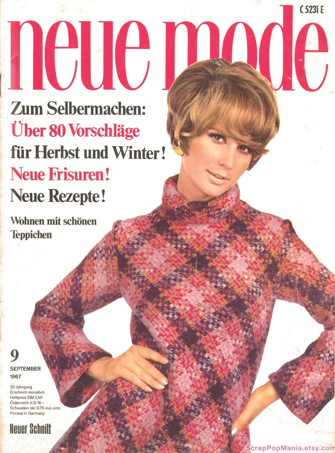 Neue Mode 1967 Nr. 9 High Quality Scan PDF E-book - Etsy