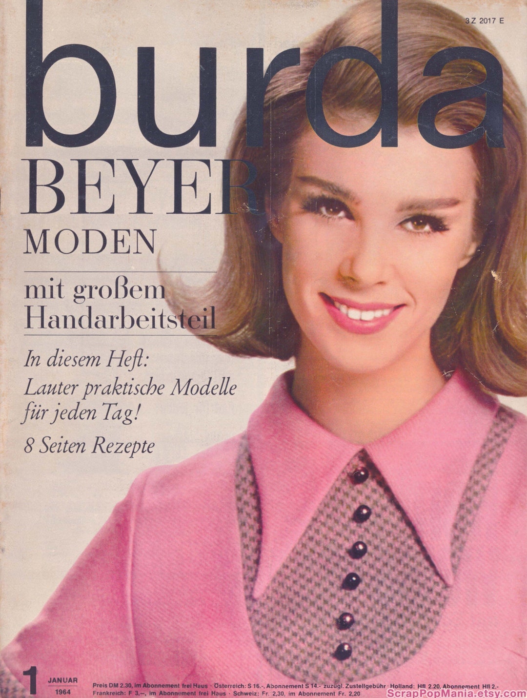 Burda Beyer Moden 1964 Nr. 1 High Quality Scan PDF E-book - Etsy