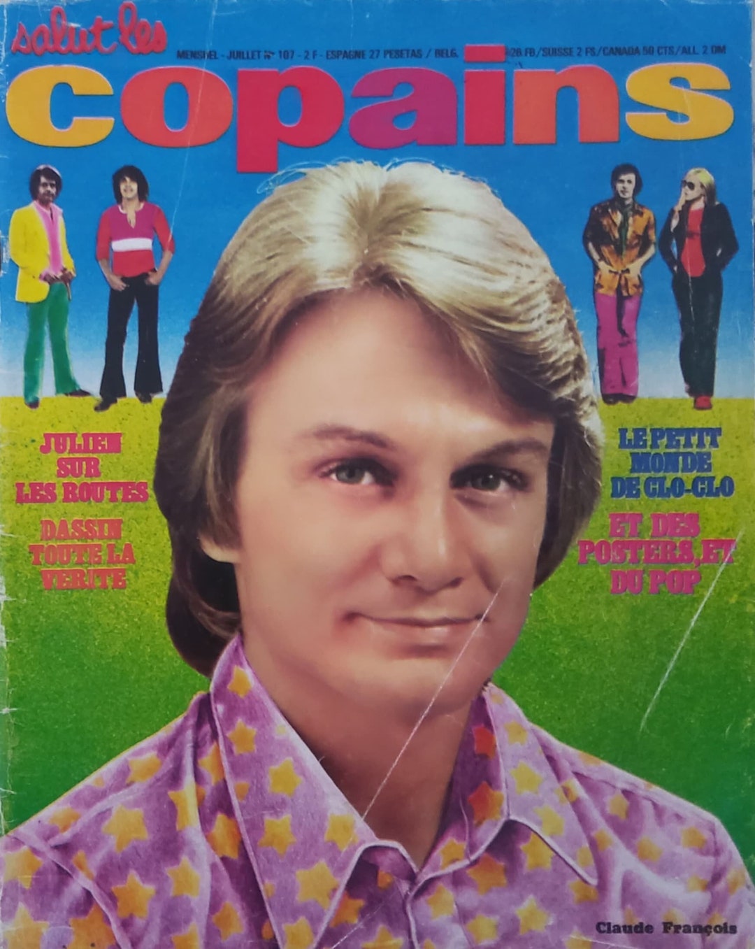 Salut Les Copains 1971 Nr. 107 ebook PDF Magazine, Digital Download - Etsy
