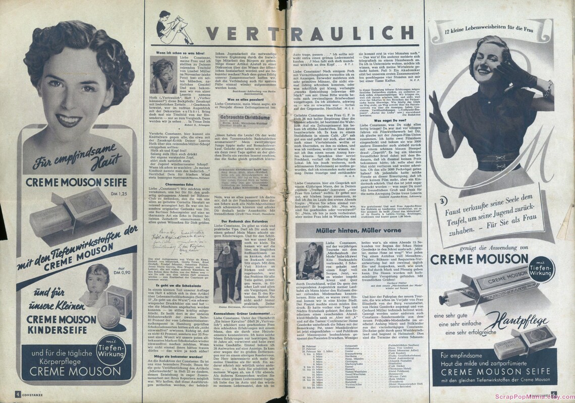 1953 Constanze Nr. 5 Magazine High Quality Scan PDF E-book Digital ...