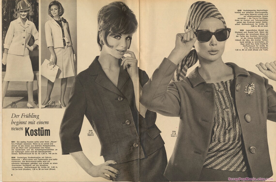 Burda Beyer Moden 1964 Nr. 2 High Quality Scan PDF E-book - Etsy