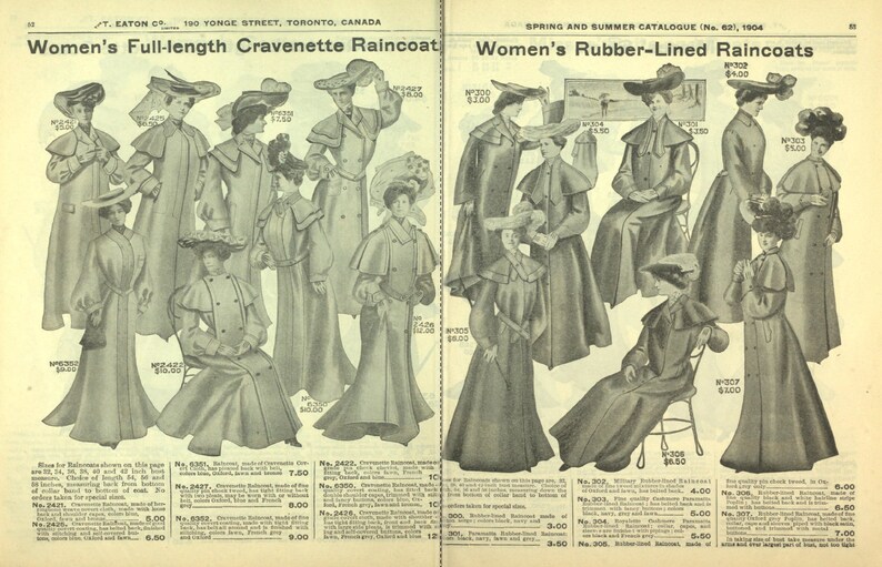 1904 Eaton Spring & Summer Catalogue Scan PDF E-book - Etsy