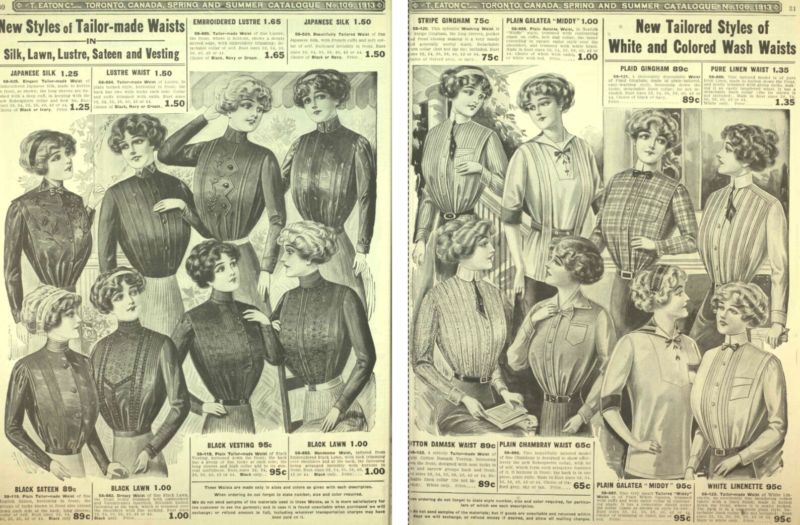 1913 Eaton's Spring and Summer Catalogue Scan PDF E-book - Etsy