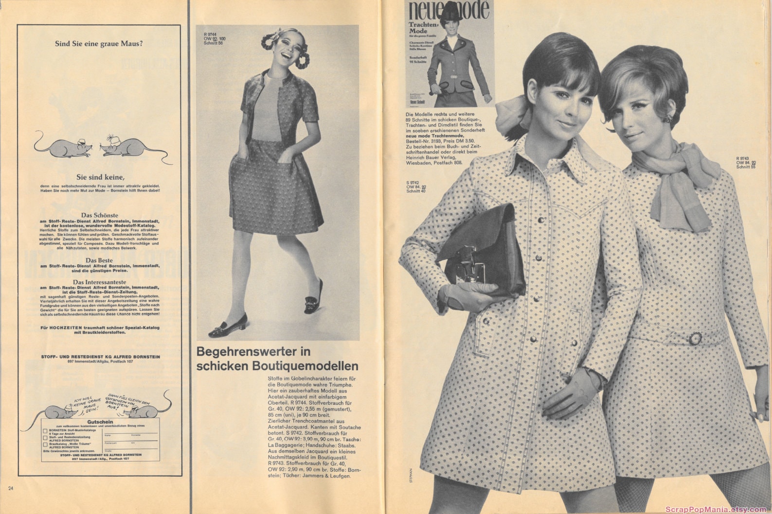 Neue Mode 1967 Nr. 9 High Quality Scan PDF E-book - Etsy