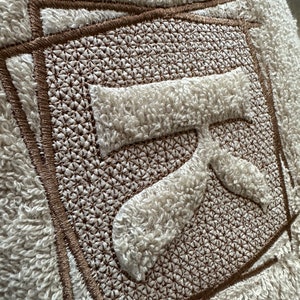Embossed Monogram Terry Towel Machine Embroidery Designs A-Z in ...