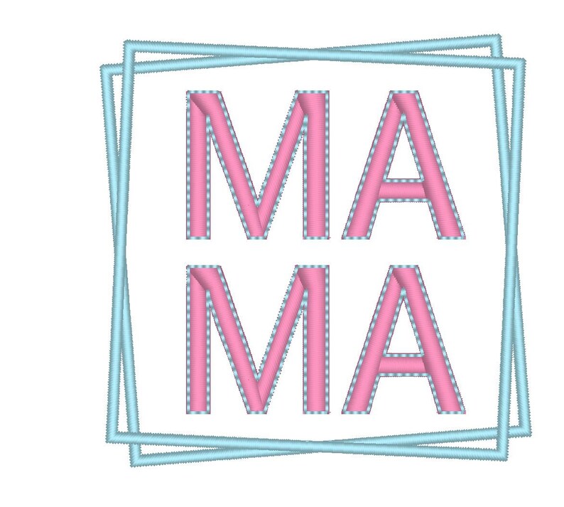 Modern Mama Machine Embroidery Designs Mother's Day - Etsy