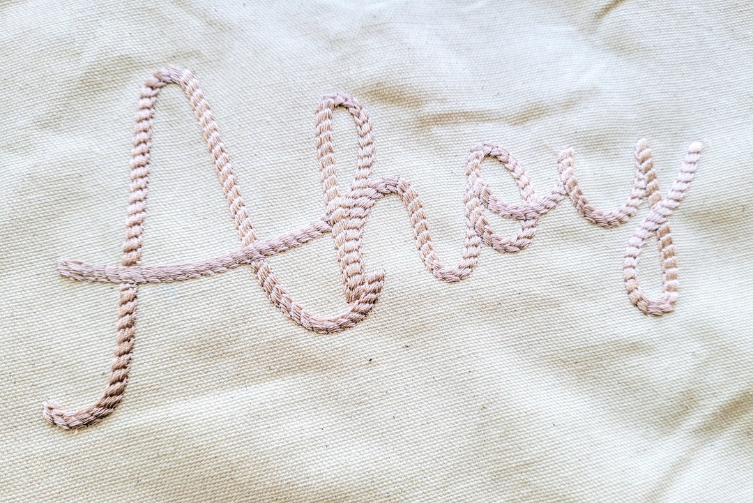 Modern Rope Nautical Marine Script Handwritten Cursive Font Alphabet ...