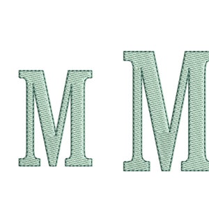 Block Font Monogram Alphabet With Outline Machine Embroidery Designs ...