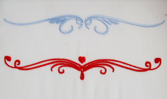 Devil and Angel Monogram Border Frame Signature Curl Swirl | Etsy