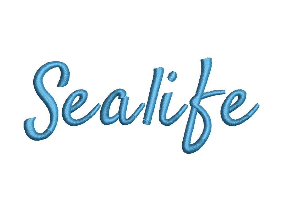 Cursive Handwriting Font Machine Embroidery Designs Assorted Sizes From ...