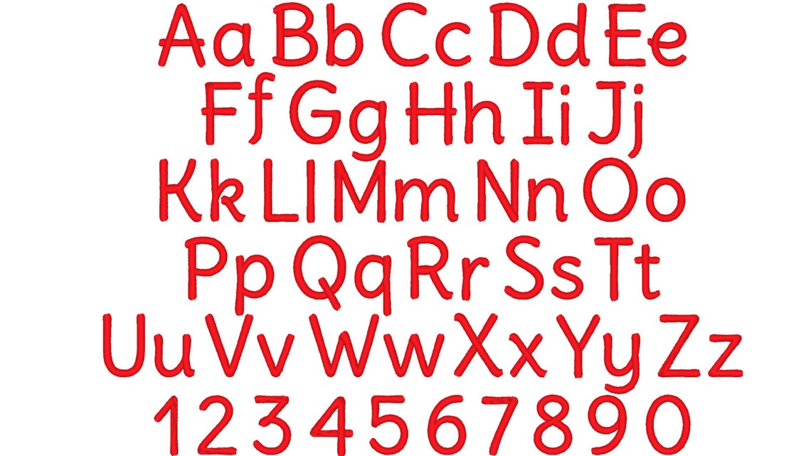 Small Little MINI Embroidery Font Machine Embroidery Designs | Etsy